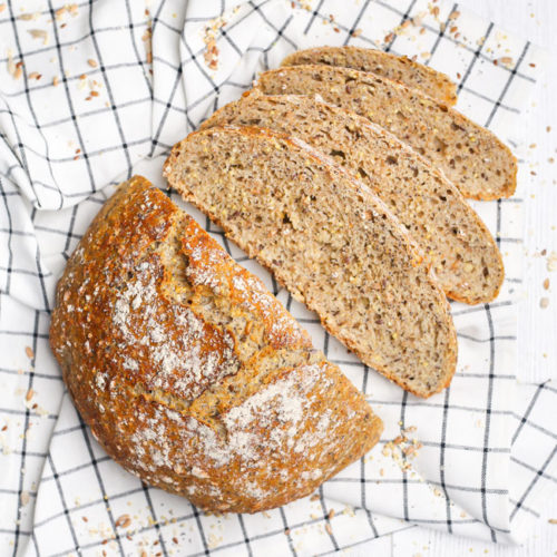 No Knead Multigrain Bread – Mess in the Kitchen
